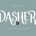 Christmas Font dasher .OTF a Display Christmas - Etsy