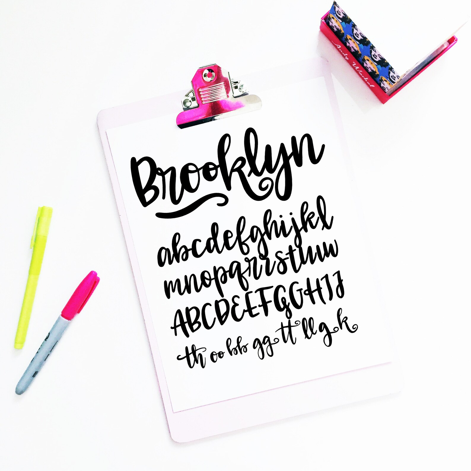 SVG Font INSTANT DOWNLOAD brooklyn Script Svg - Etsy