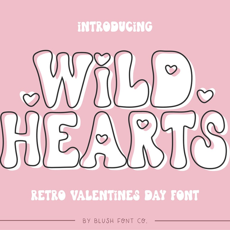 Heart Font Svg - Etsy