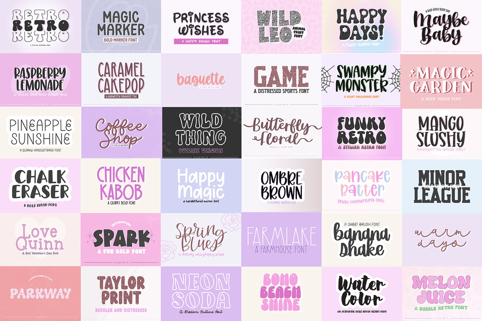 New! 100 FONTS - 2022 Edition ULTIMATE .otf Font BUNDLE, Huge Font ...