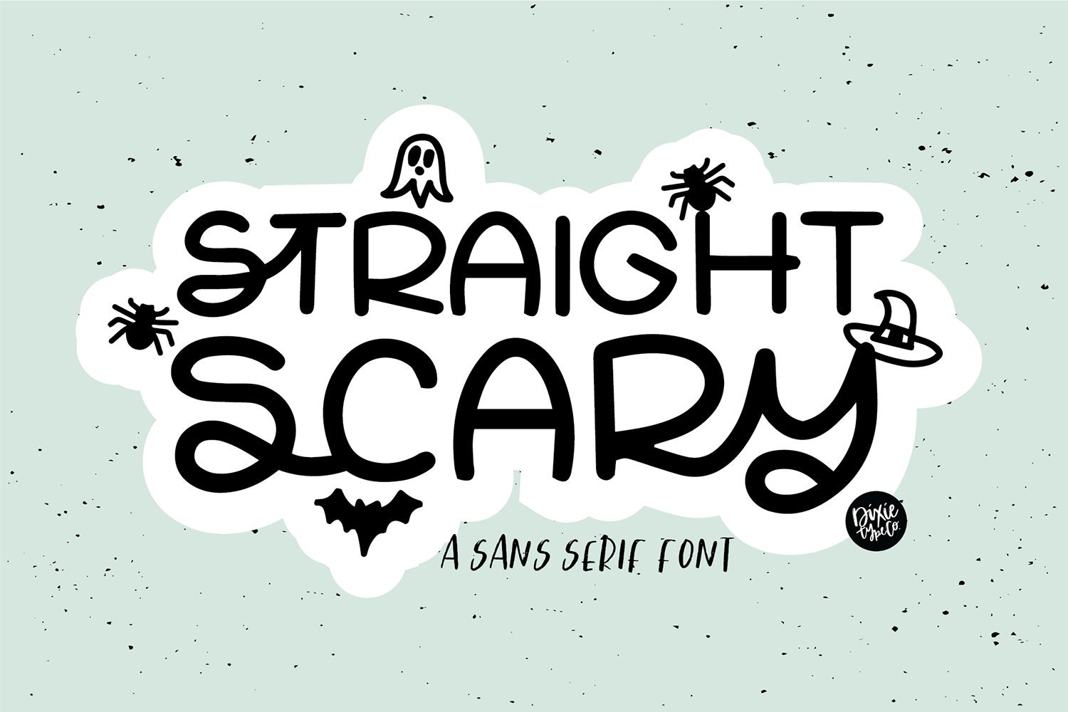 Instant .OTF Font DOWNLOAD "straight Scary" Sans Serif Halloween Font ...