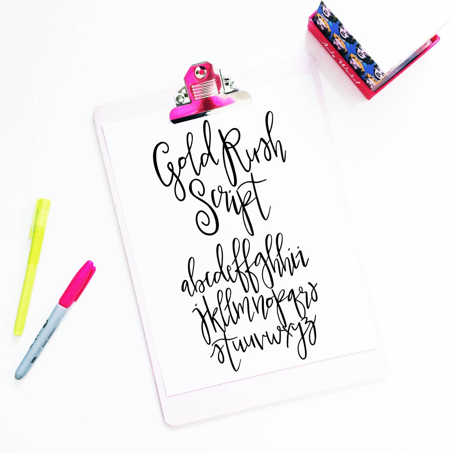 SVG Font INSTANT DOWNLOAD "gold Rush Script" Includes Caps, Svg, Script ...