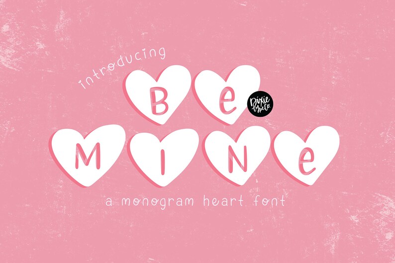 Big VALENTINE'S DAY Font Bundle .OTF Font Font Bundle - Etsy