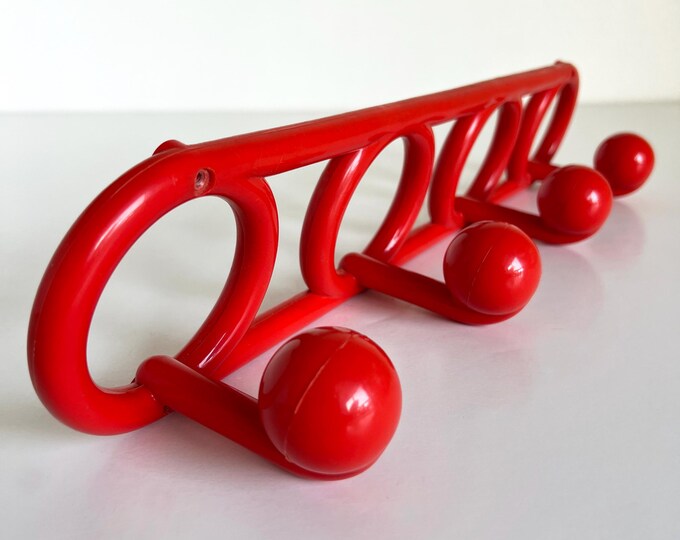 Vintage Yaffa Ultra Hook Space Age Ball Coat Hook Rack Wall Hanging Mid ...