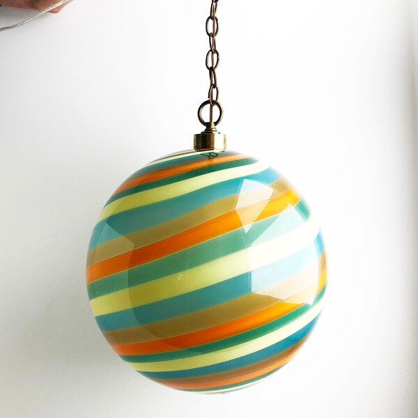 Globe Pendant Light - Etsy