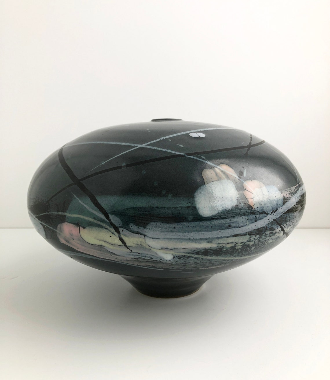 Mark Chamberlain 1981 XL Weed Pot Studio Art Pottery Vase Signed ...