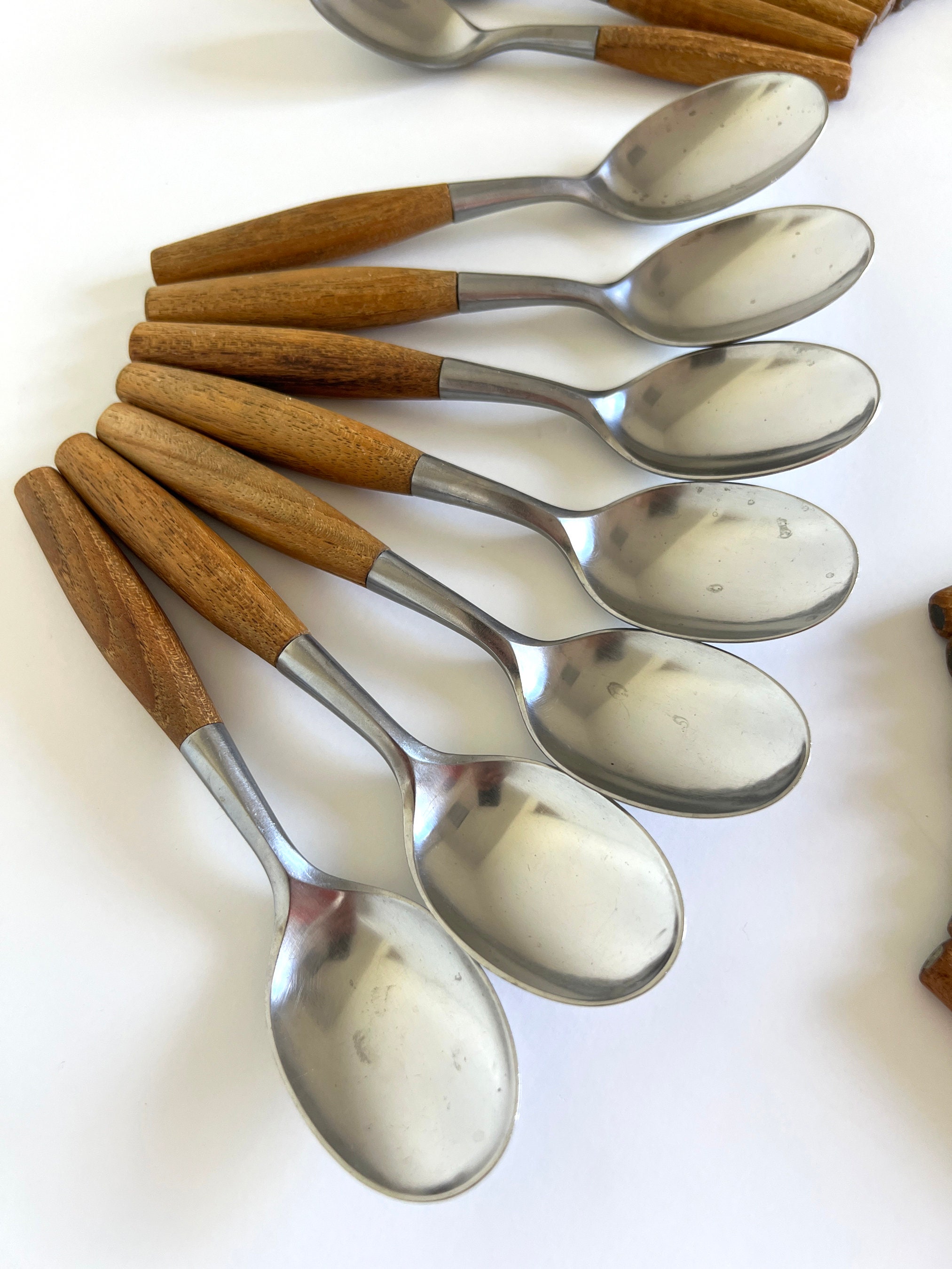 Dansk Fjord Germany Dinner Spoon Tablespoon Teak Quistgaard Early 4 ...