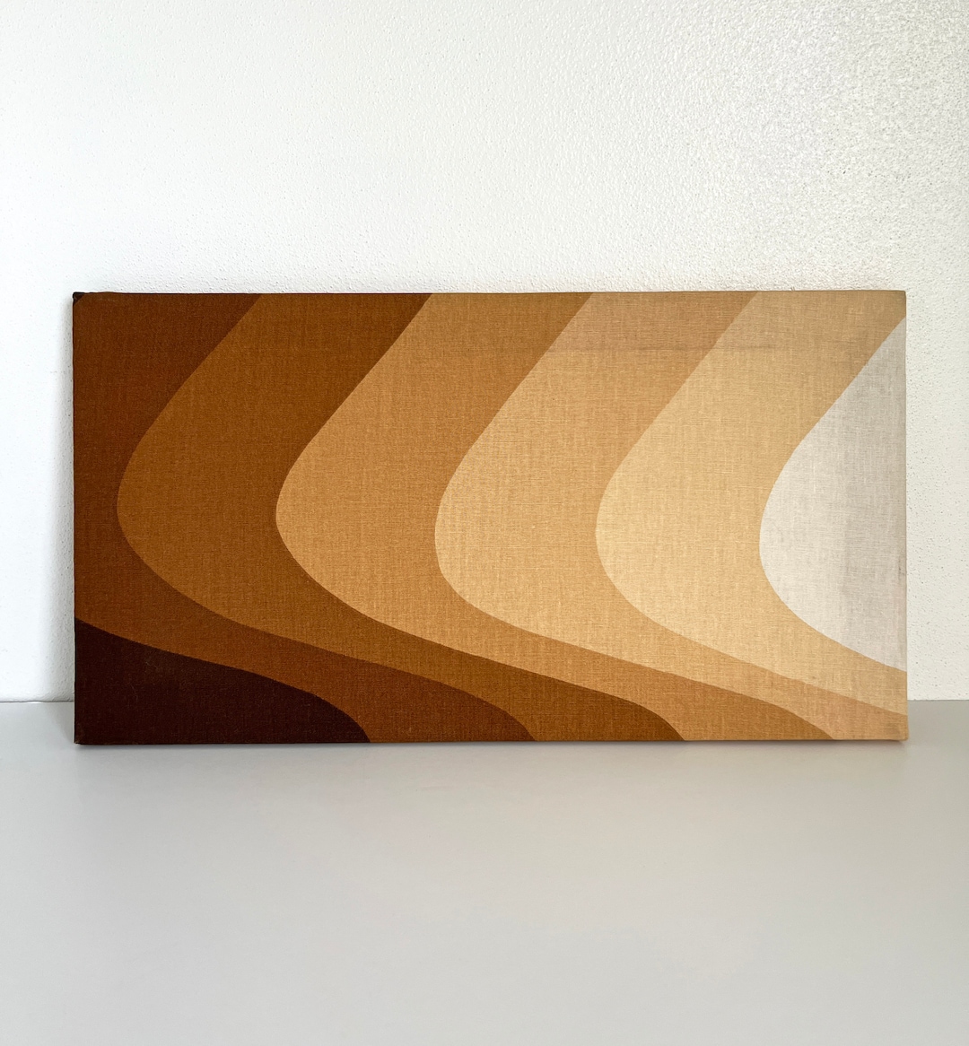 Finlayson Textile Finland Fabric Art Print Panel Wall Hanging Op Art ...