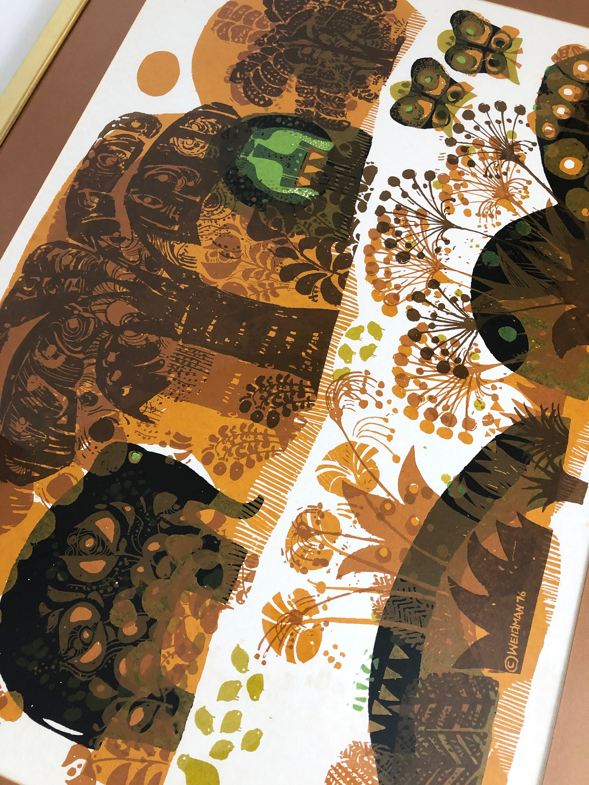 David Weidman Jungle Land Signed Original Art Print Limited | Etsy