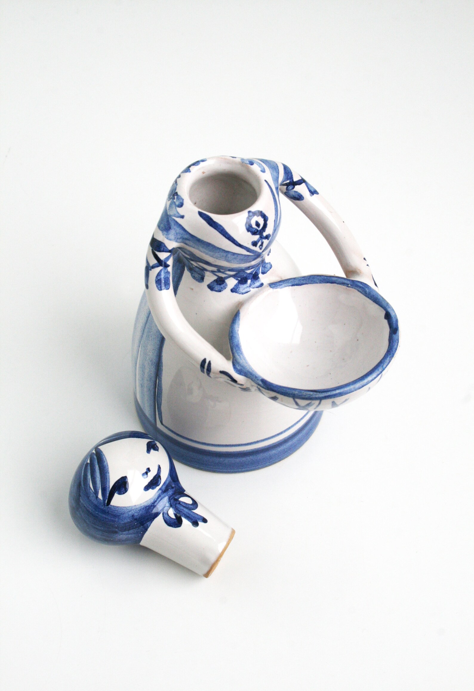 Lars Syberg Denmark Salt Pepper Shaker Girl Figurine Pottery Mathilde ...