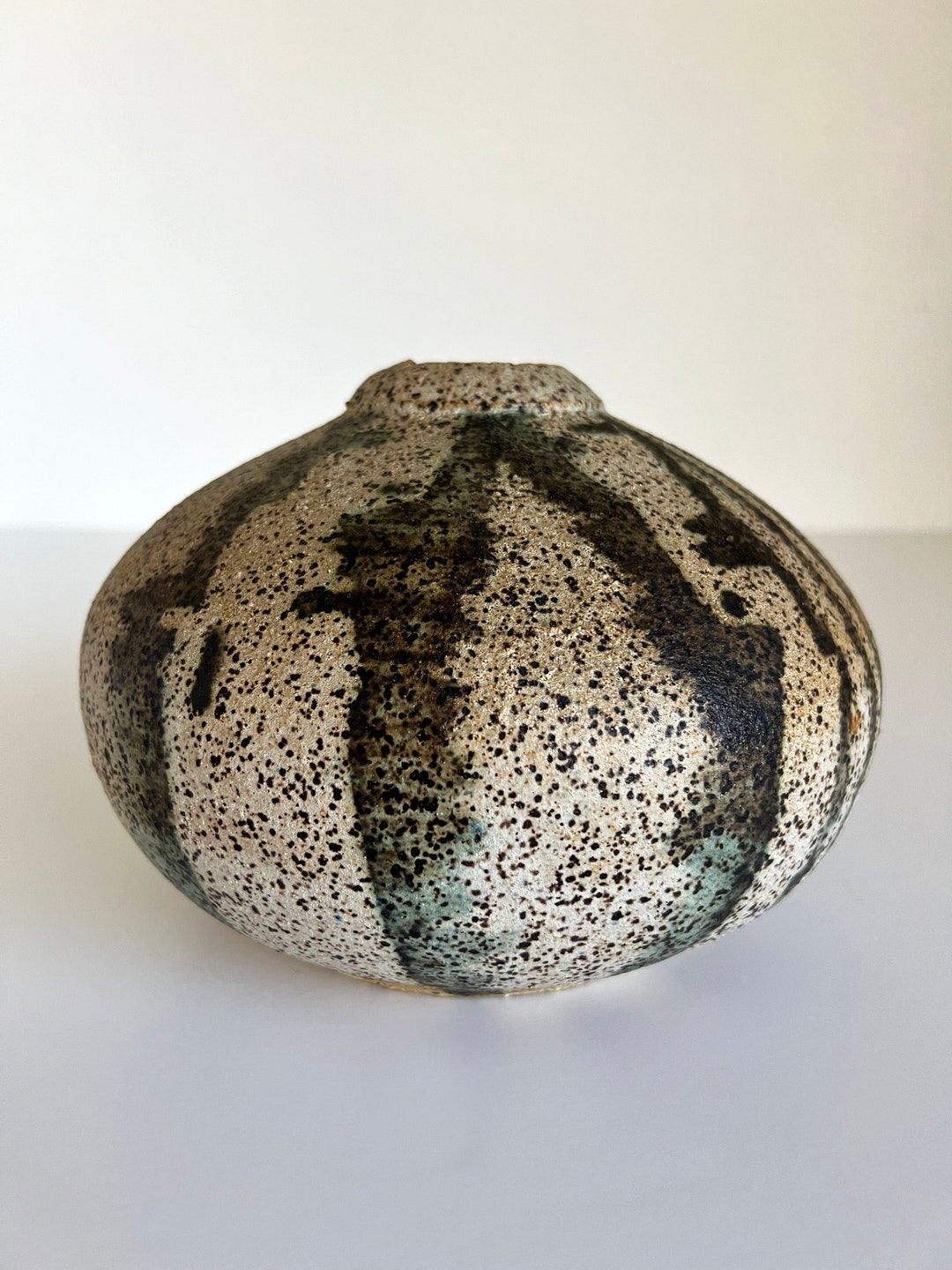 Studio Art Pottery Weed Pot Vase Signed Greg Skolasky Mid Century - Etsy