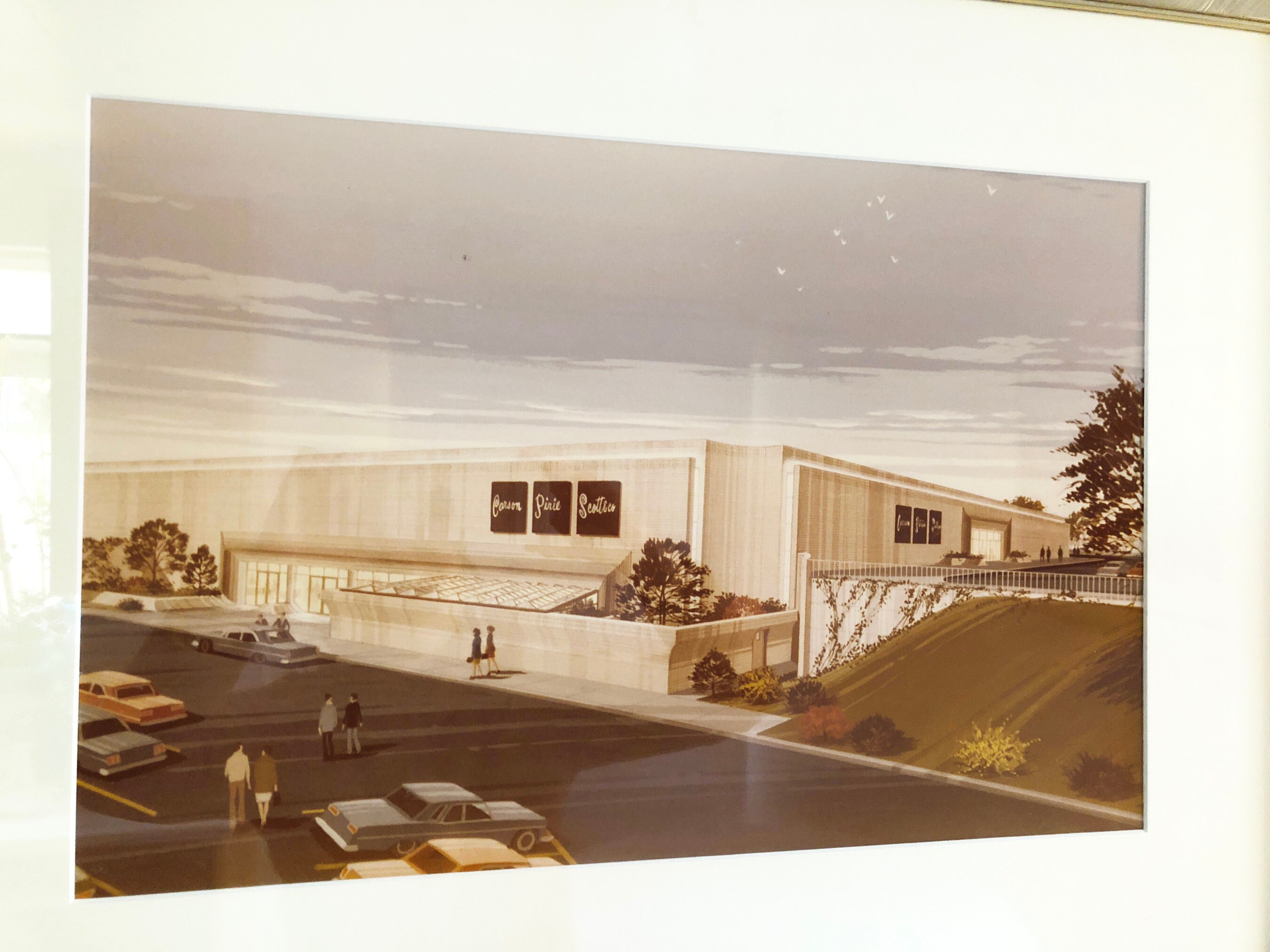 Mid Century Architect Victor Gruen Illustration Framed Wall | Etsy