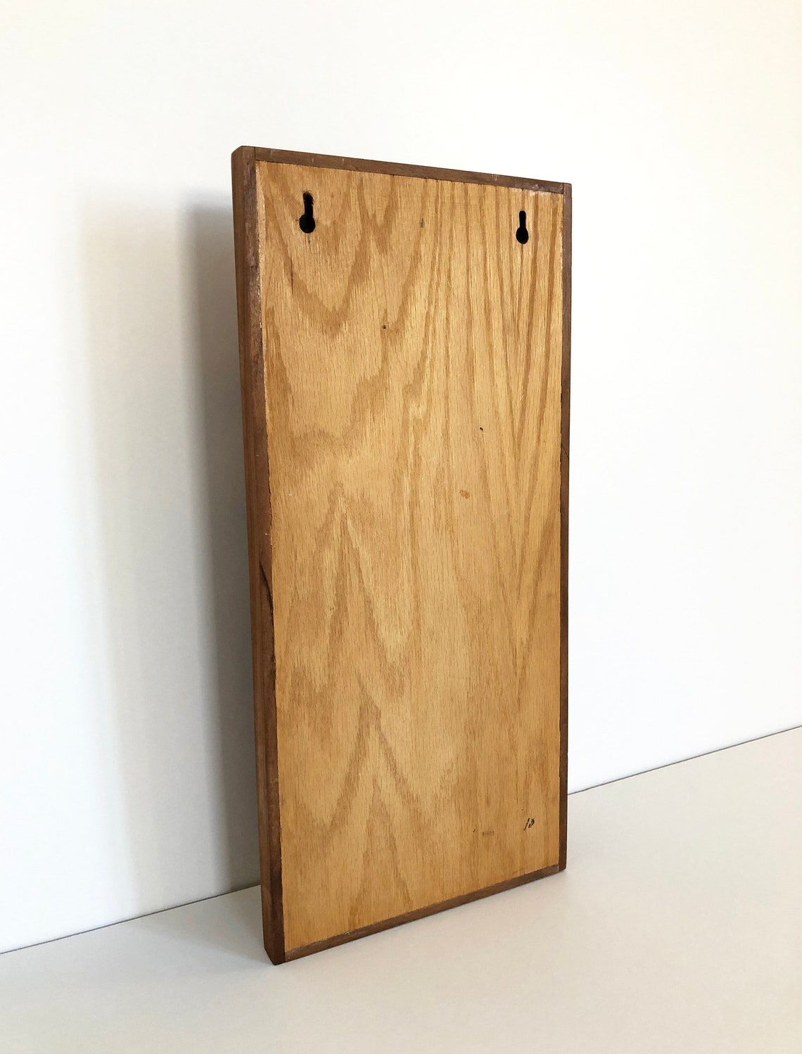 Vintage American Studio Craft Walnut Wood Lock Wall Clock - Etsy