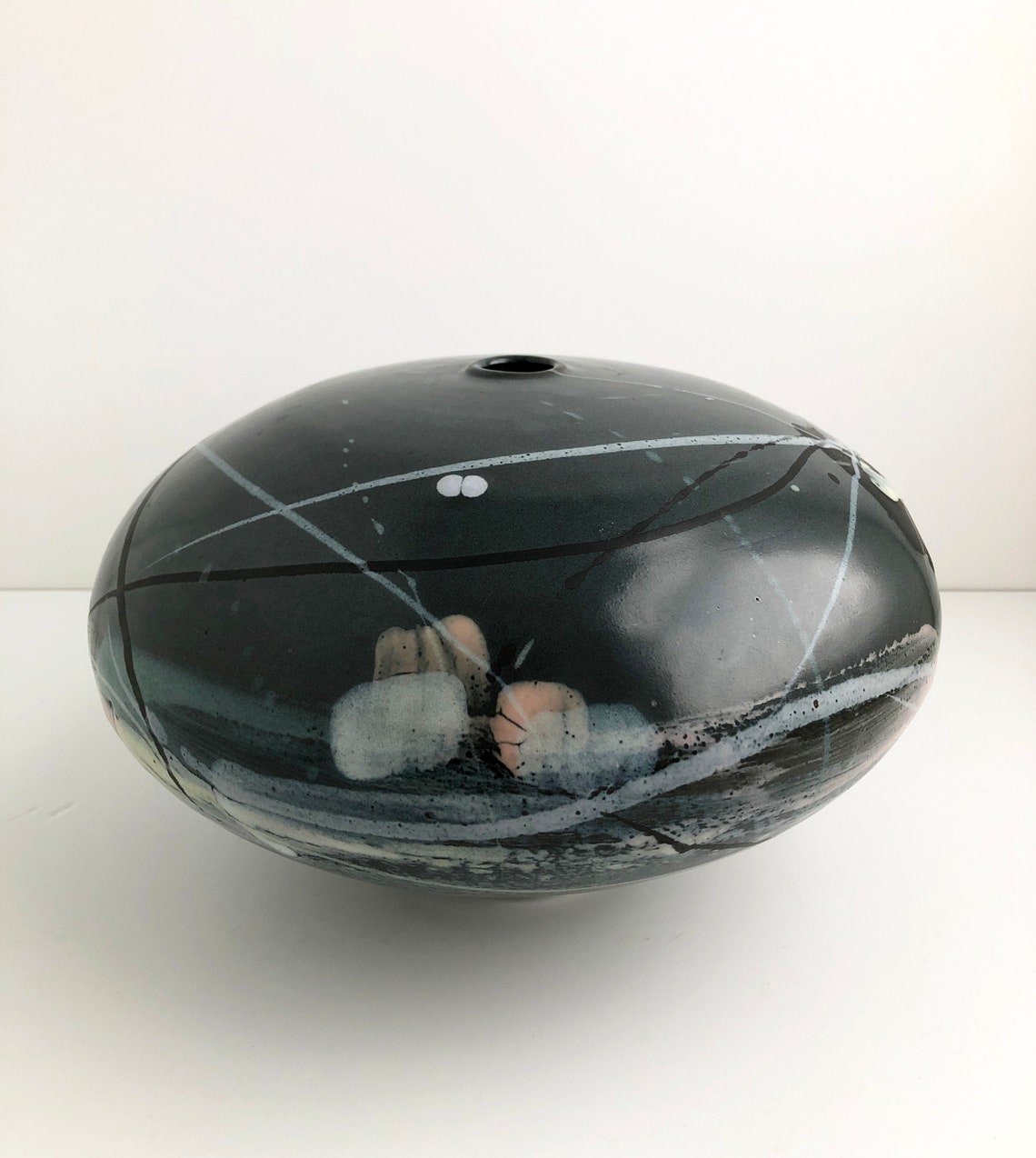 Mark Chamberlain 1981 XL Weed Pot Studio Art Pottery Vase Signed ...