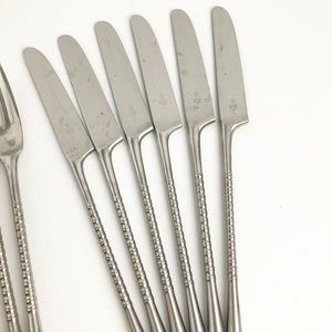Dansk Jette Finland Dinner Knife Quistgaard Stainless Flatware 6pc - Etsy