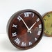 RARE Mid Century Robert Wuersch Enamel Copper Wood Wall Clock - Etsy