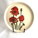 Hand-painted Poppy Plate - Etsy