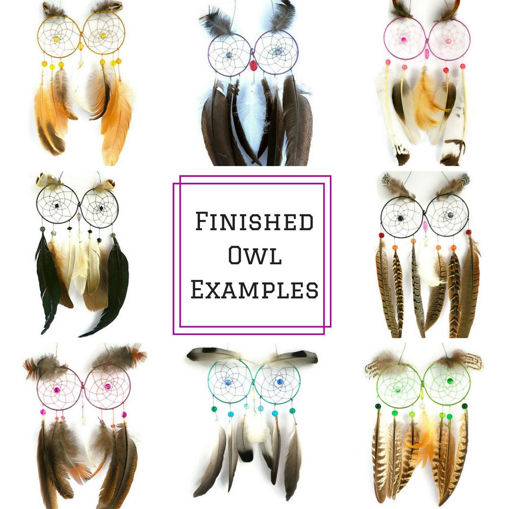 DIY Kit Dream Catcher / Owl Dream Catcher Halloween Decor - Etsy