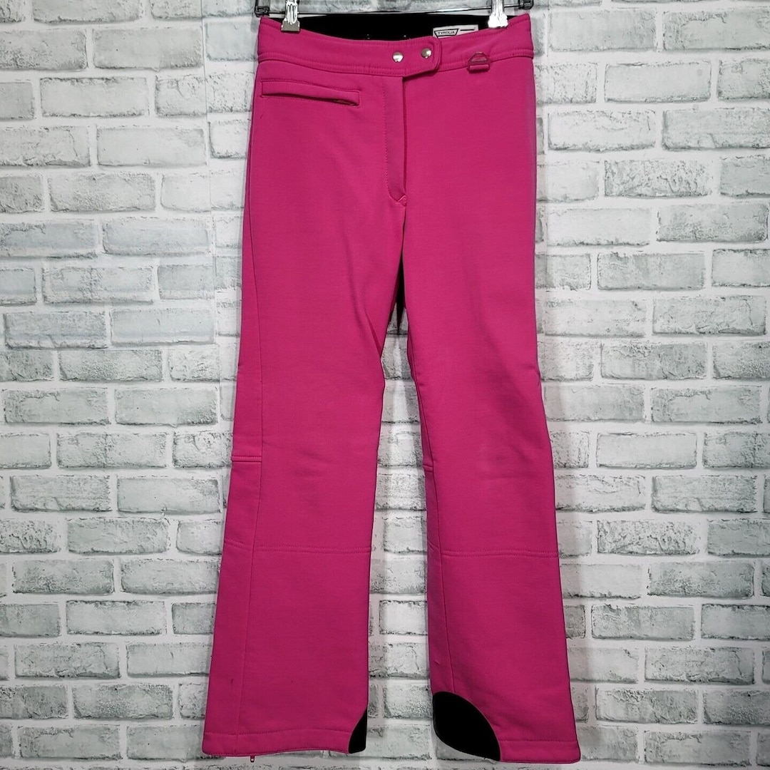 Vintage 80s Tyrolia by Head Womens Hot Pink Snow Bunny Ski Pants ...
