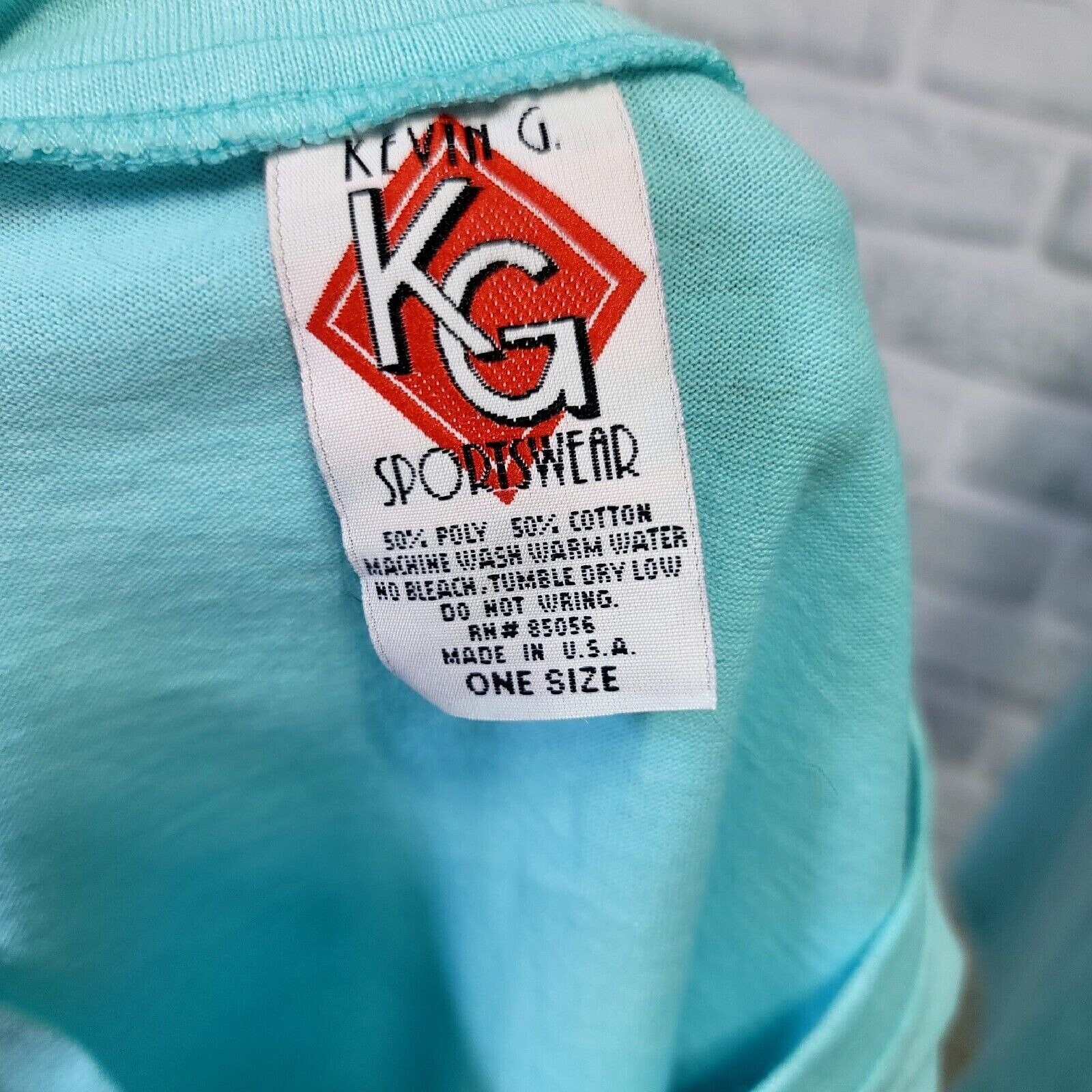 Vintage 80s KG Kevin G Sportswear Turquoise 2pc Set S/S Tshirt & Shorts Lounge - Etsy