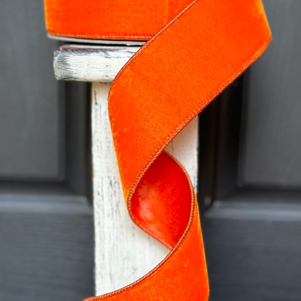 Orange Velvet - Etsy