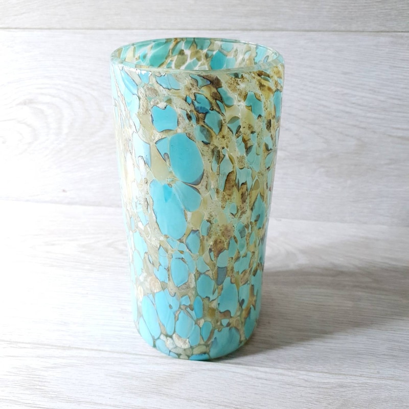 Turquoise Vase - Etsy