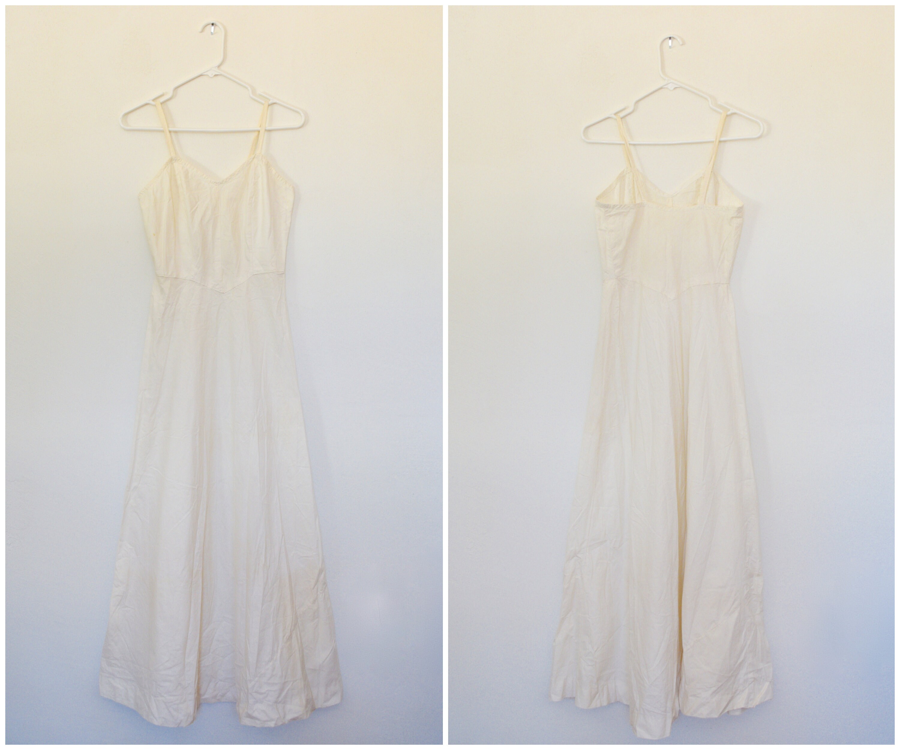 Vintage Wedding Dress + Original Accessories - 1940s Wedding Dress ...