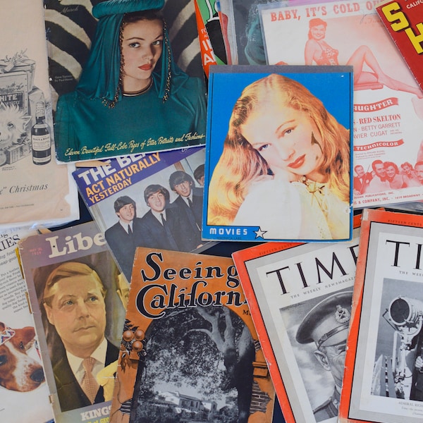 Vintage Magazine Ads - Etsy