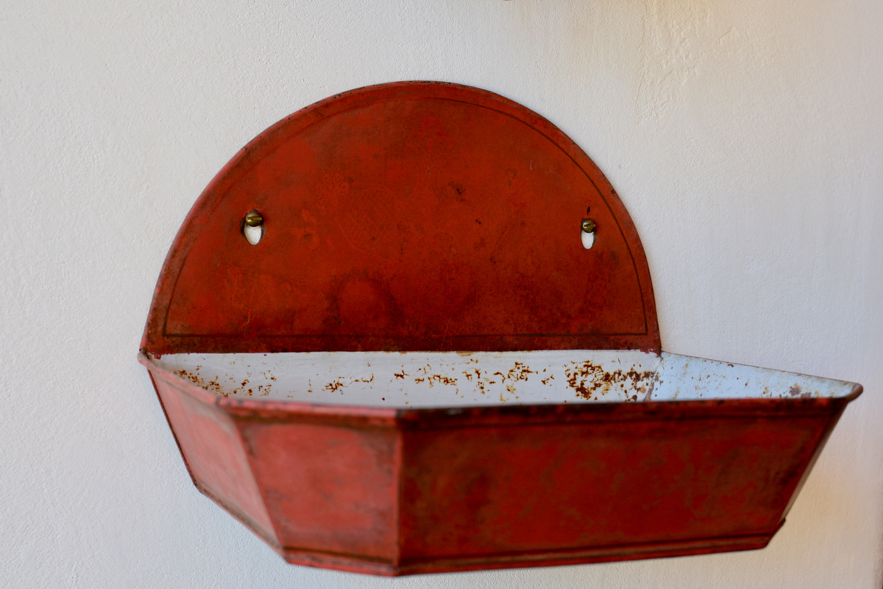 Antique French Red Tole Lavabo, Early-mid 19th Century, Rare - Etsy