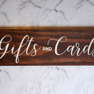 Hand Lettered Wooden Sign | Gift Table Decor | Wishing Well Sign ...