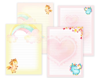Printable Writing Paper Stationary Paper Letter Writing | Etsy