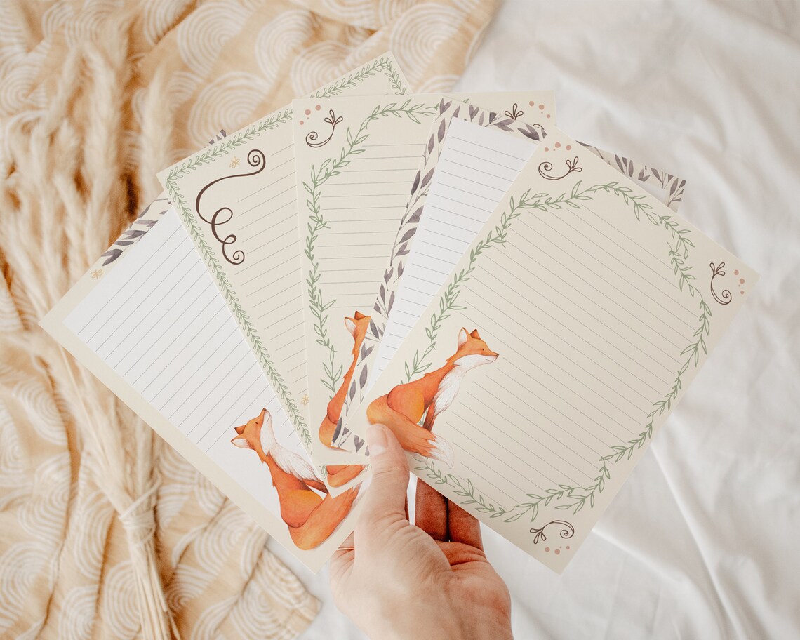 Writing Paper - Letter Writing Set - Notes - Journal Page - DIY ...