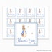 Peter Rabbit Baby Shower Printable Favor Tag Peter Rabbit - Etsy