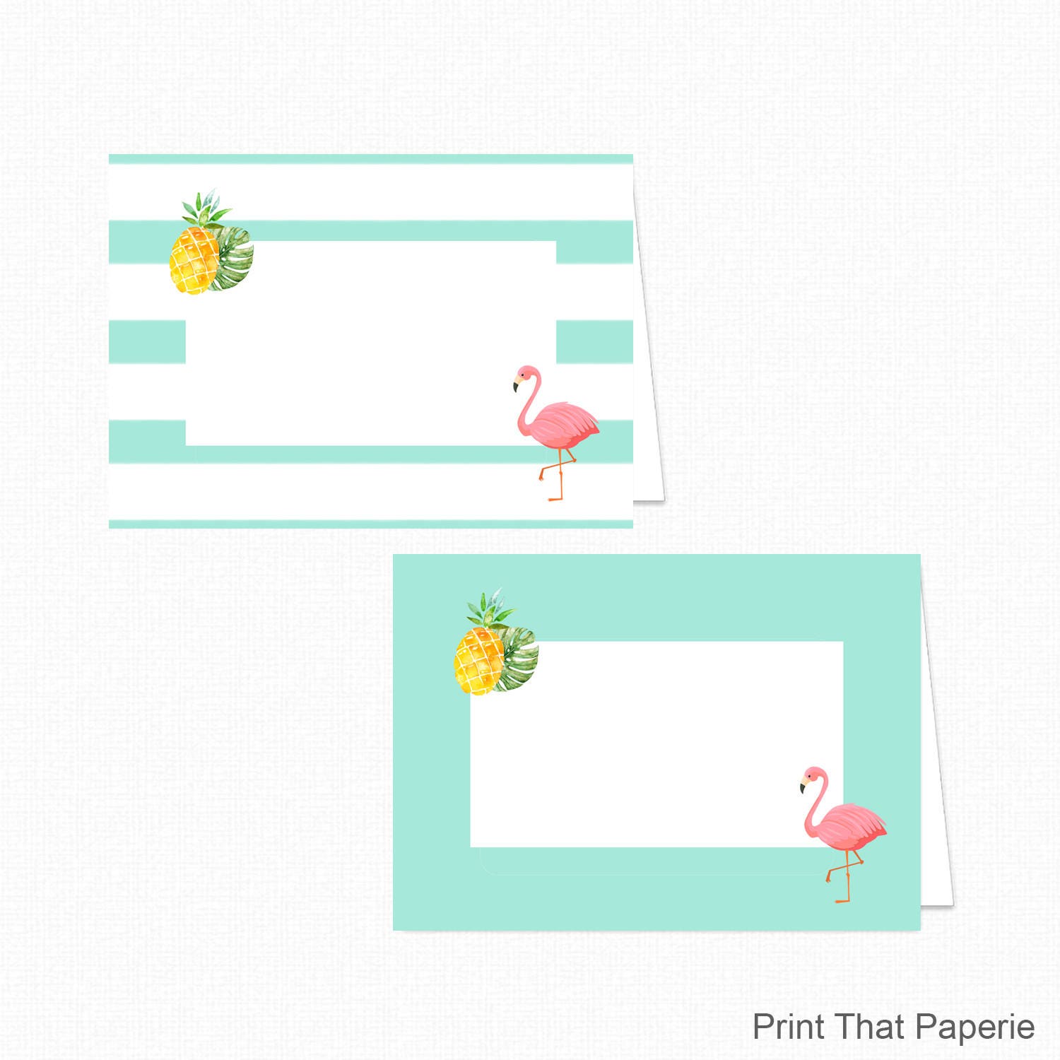 Flamingo Food Tent Labels Flamingo Food Tents Printable | Etsy