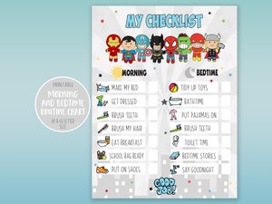 Kids Responsibility Tracker Printable Instant Download, Daily Chore ...