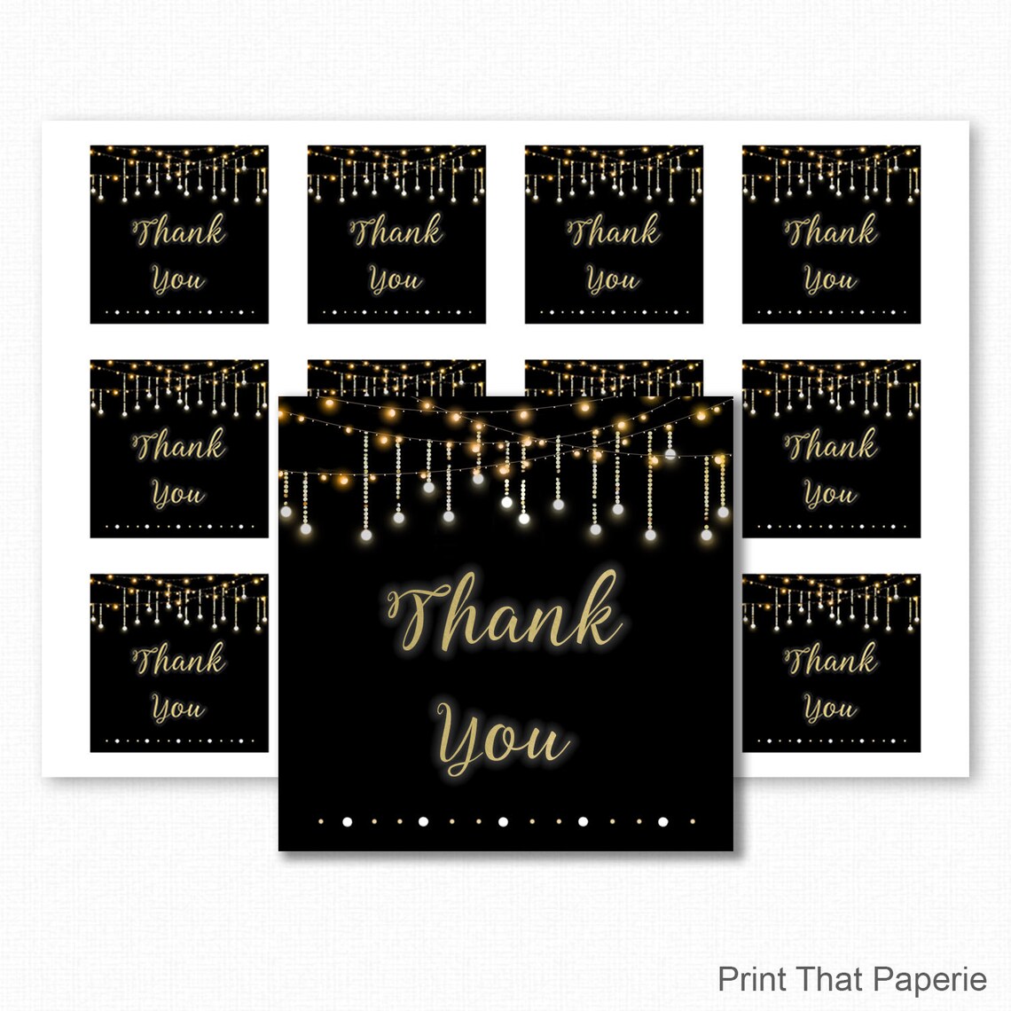 Printable Party Favor Tags Printable Instant Download | Etsy