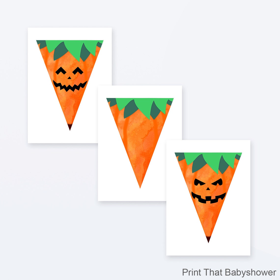 Halloween Pumpkin Banner Halloween Party Banner Pumpkin | Etsy