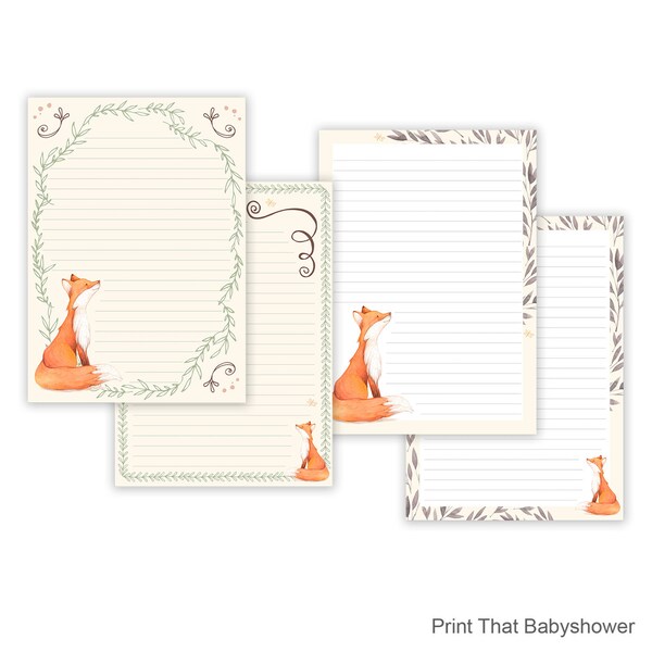 Fox Printable - Etsy