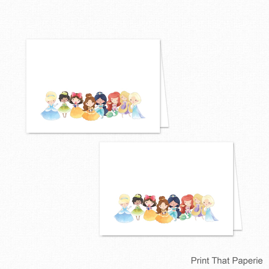 Princess Food Labels - Princess Birthday - Printable Party Food Labels ...