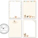 Fox Printable Writing Paper Stationary Paper Letter Writing Set Fox ...