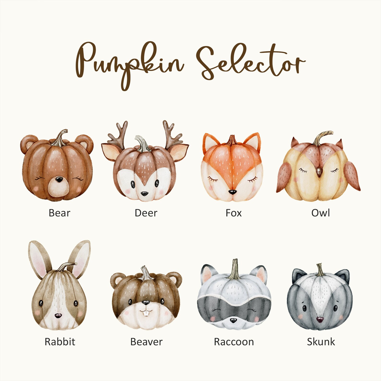 Pumpkin Patch Family Portrait - Pumpkin Printable Print - Pumpkin ...