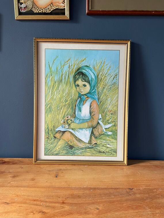Dallas Simpson Print of a Gypsy Romany Girl - Etsy