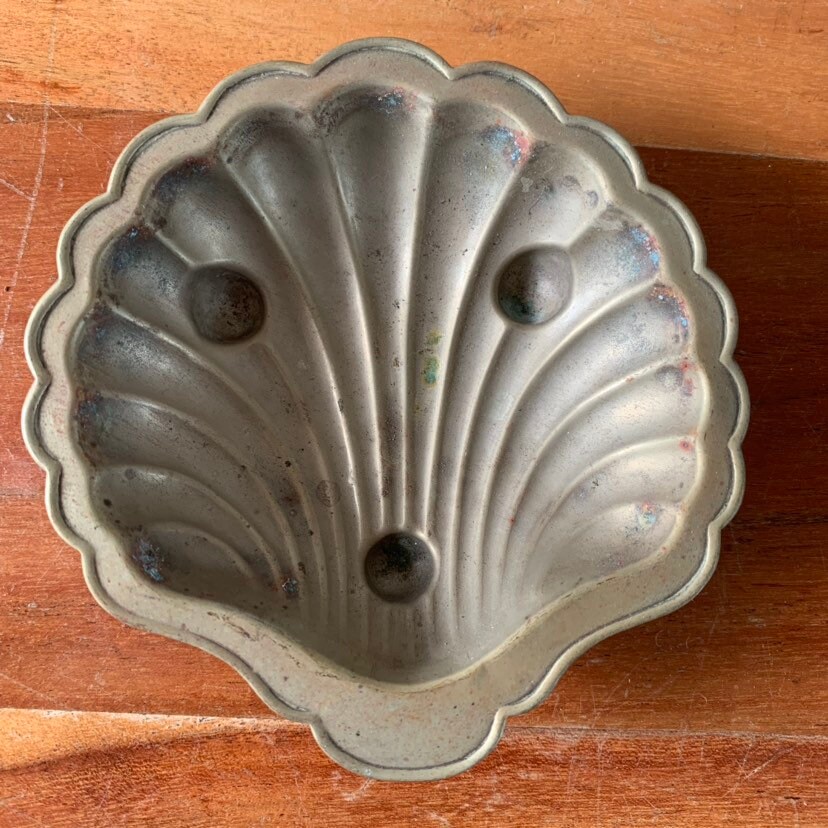 Metal Shell Clam Mermaid Dish - Etsy España