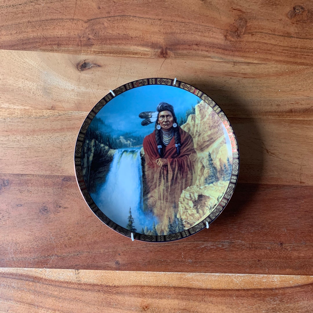 Chief Joseph Spirit of Freedom by Hermon Adams Fine Porcelain - Etsy