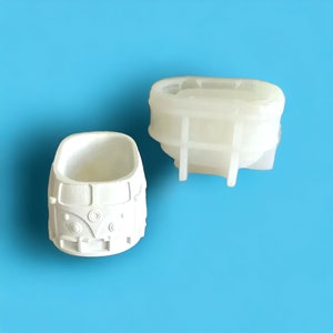 Gießform, Silikon Form, Retro Bulli Bus, Pflanzgefäß, Blumentopf ...