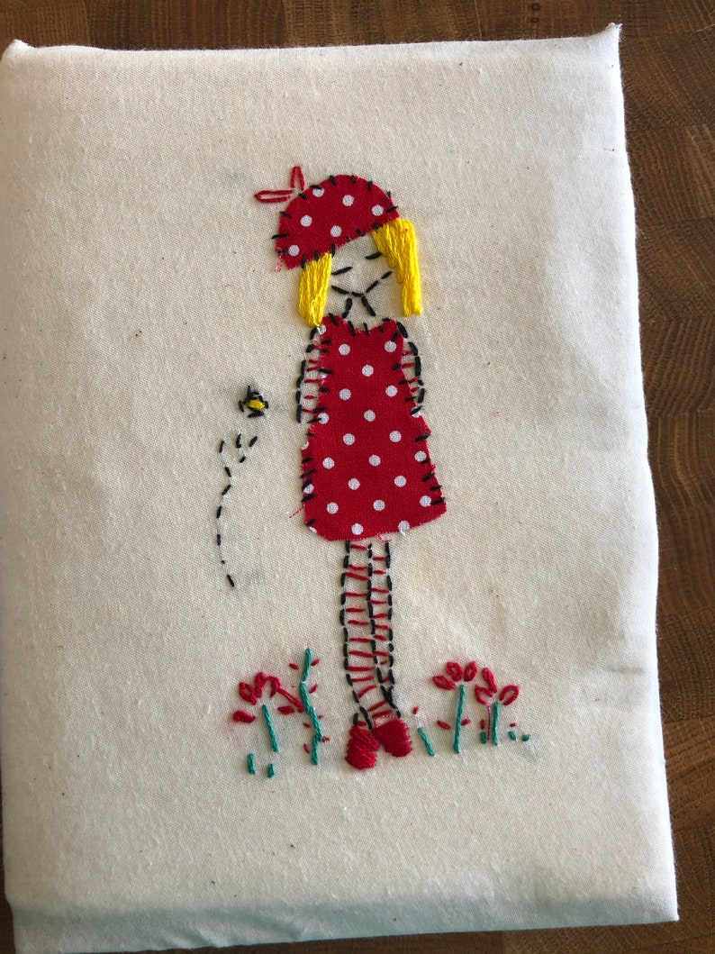 Notebooks With Embroidery Girls - Etsy