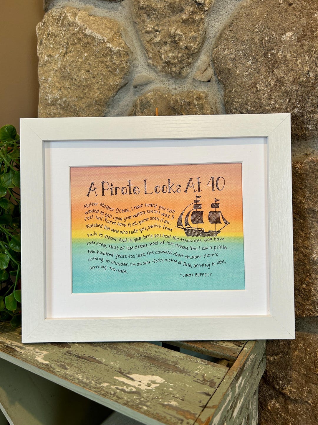 Jimmy Buffett Collection: A Pirate Looks at 40 - Etsy
