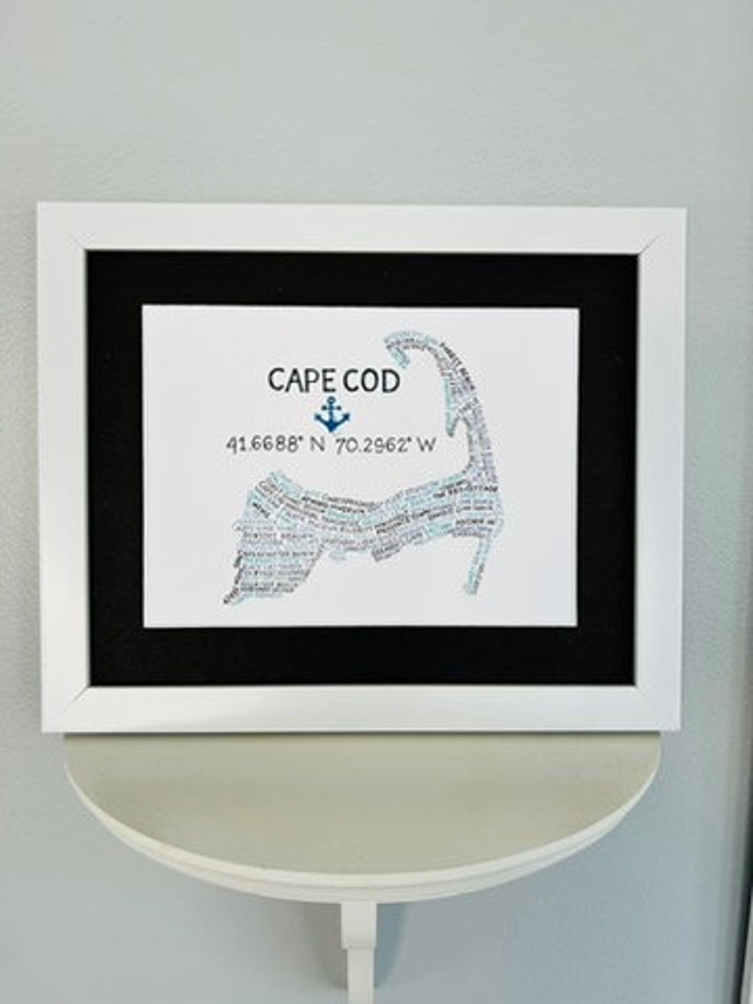 Cape Cod Massachusetts Word Art - Etsy
