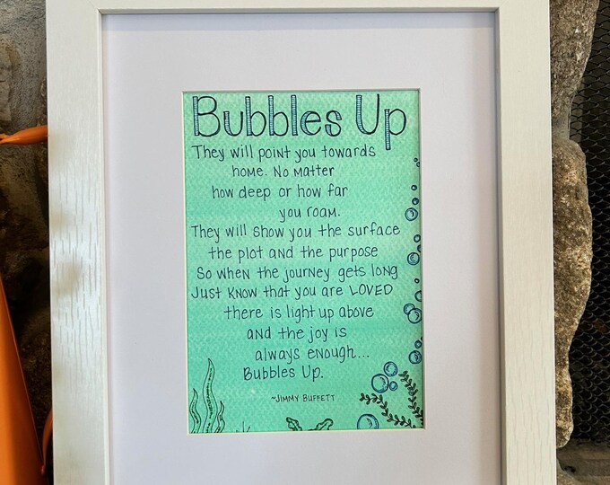 Jimmy Buffett Collection: Bubbles Up - Etsy