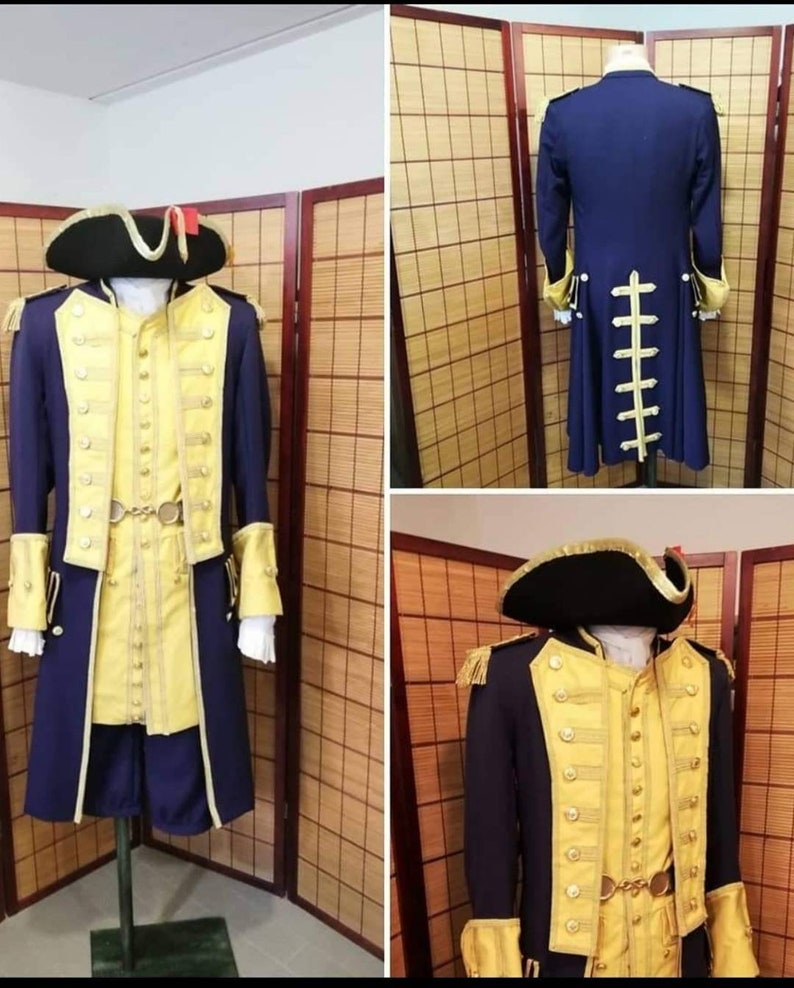 Commodore James Norrington Cosplay Costume - Etsy